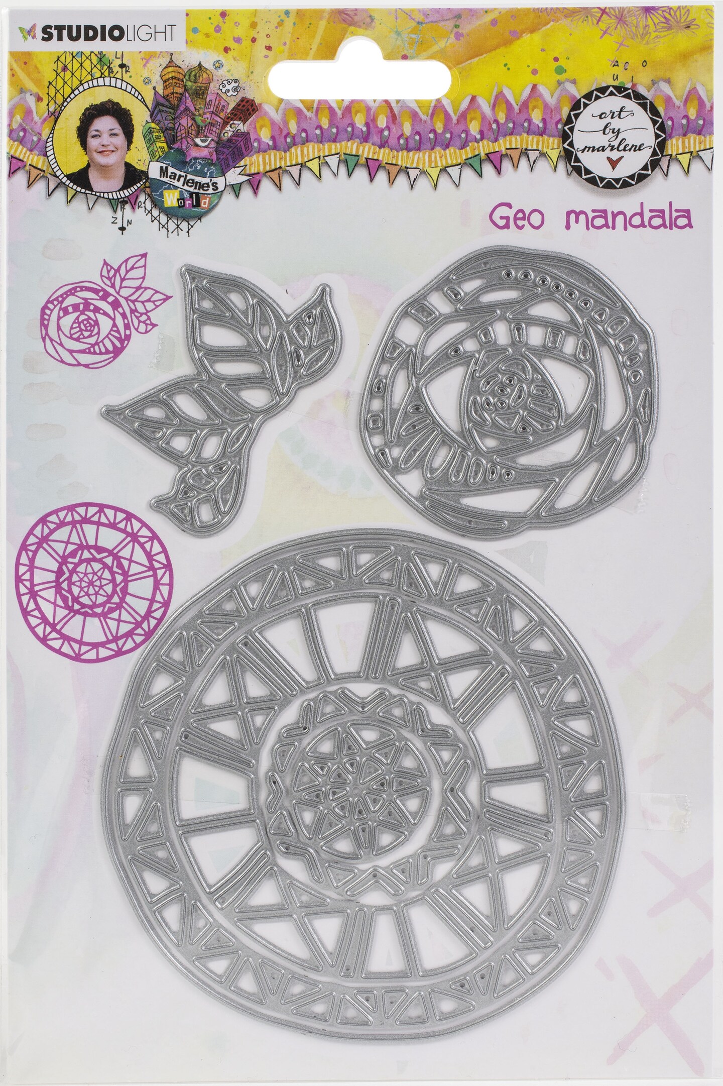 Studio Light Marlene's World Cutting & Embossing Die-Nr.15, Geo Mandala ...