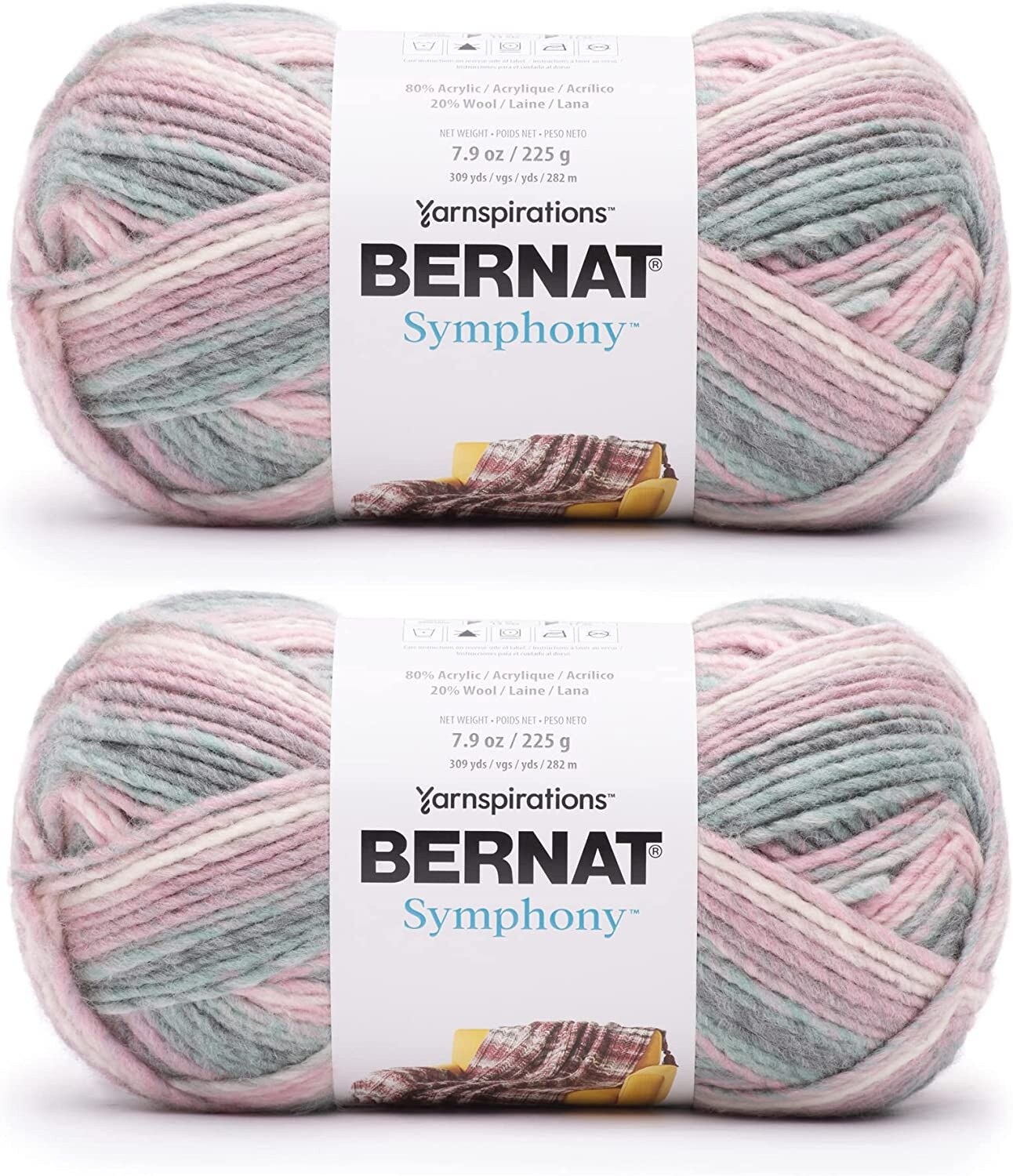 (Pack of 2) Bernat Symphony Yarn-Seashell | Michaels