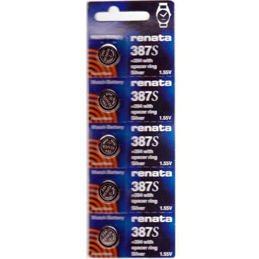 Renata 387 Button Cell watch battery, 5 Batteries | Michaels