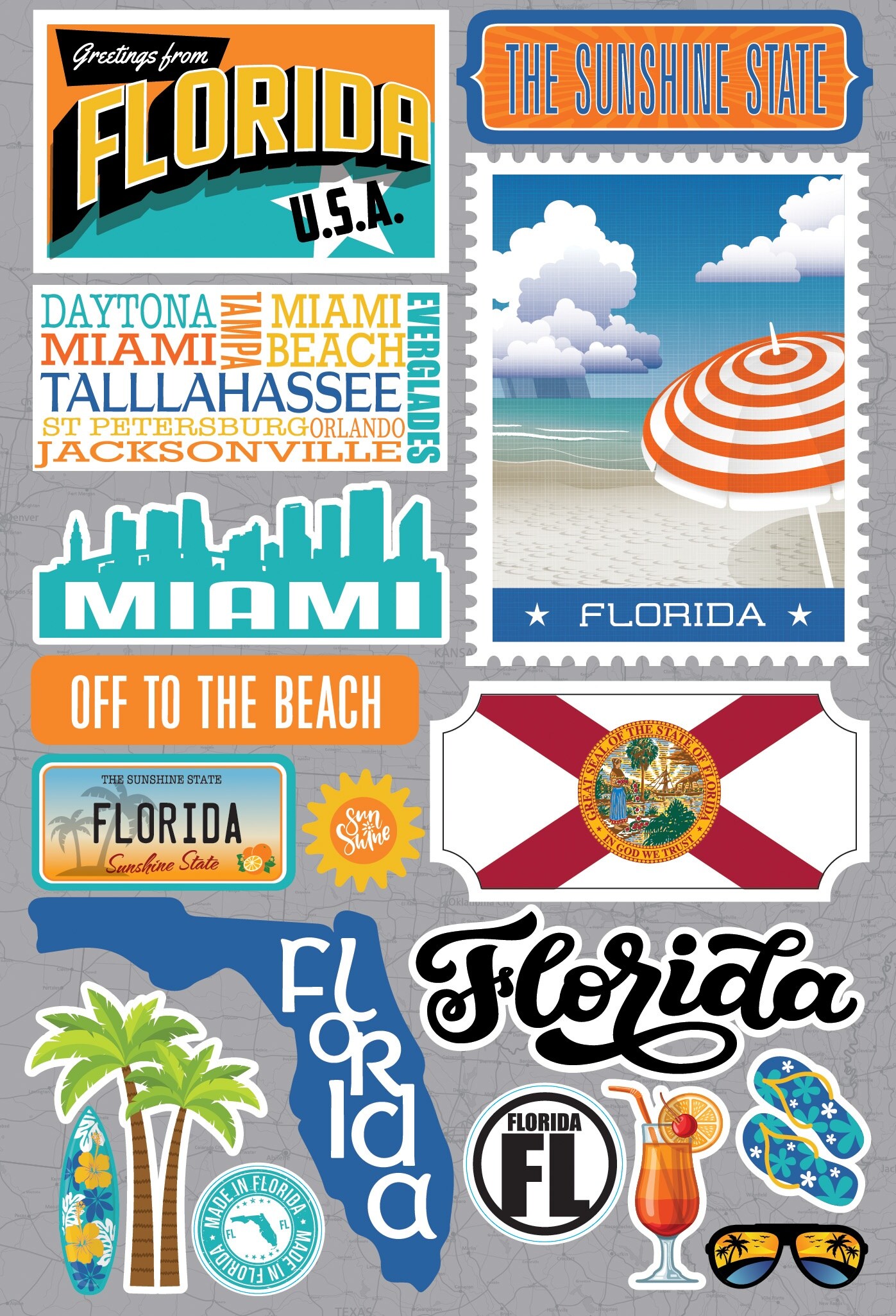 Reminisce Jet Setters 3.0 Dimensional Stickers | Michaels