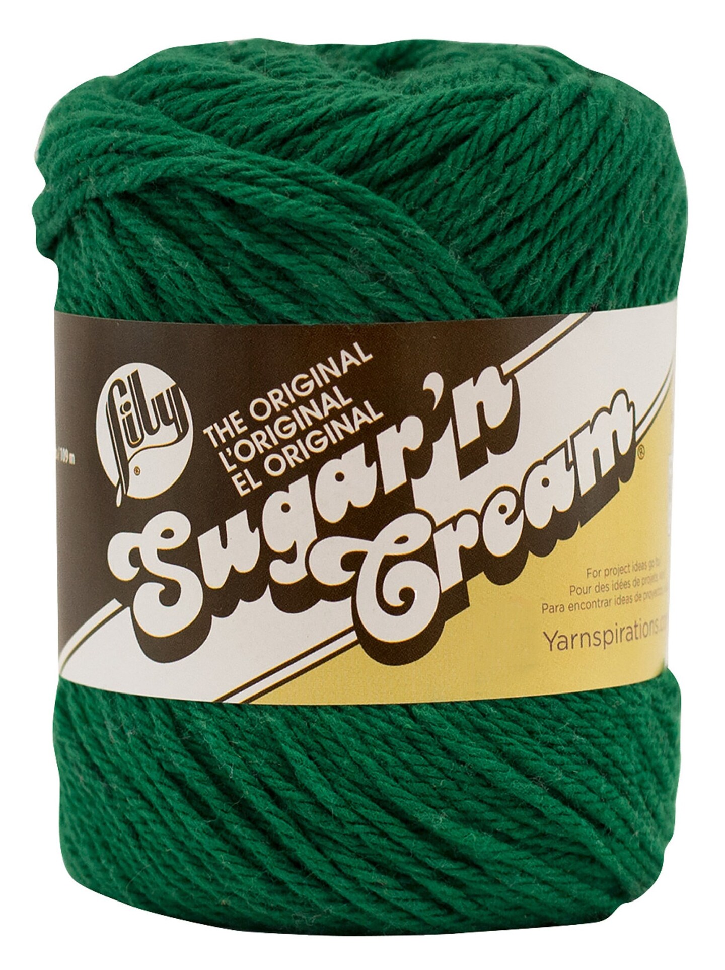 Lily Sugar'n Cream Yarn - Solids-Dark Pine | Michaels