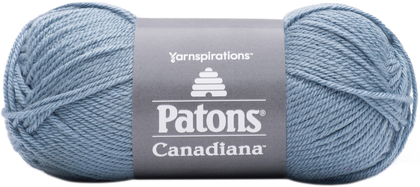 Patons Canadiana Yarn - Solids-River Blue, Count: 1, Model: 244510 ...