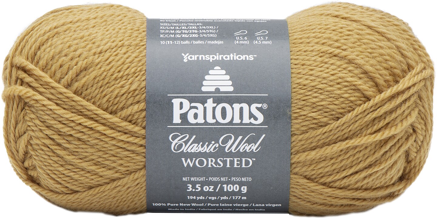 Patons Classic Wool Yarn-Honey | Michaels