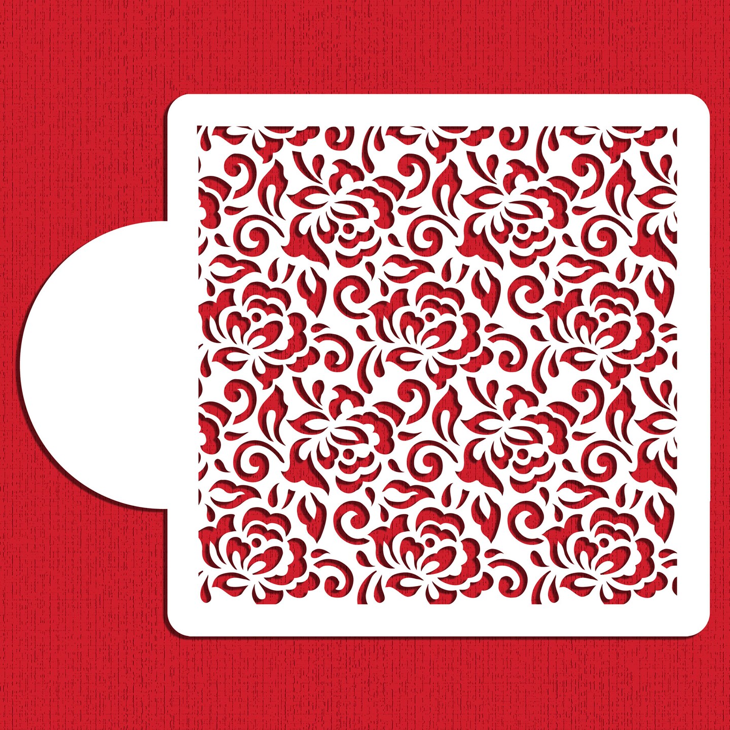 Chantilly Miniprint Cake Stencil | C849 by Designer Stencils | Cake ...