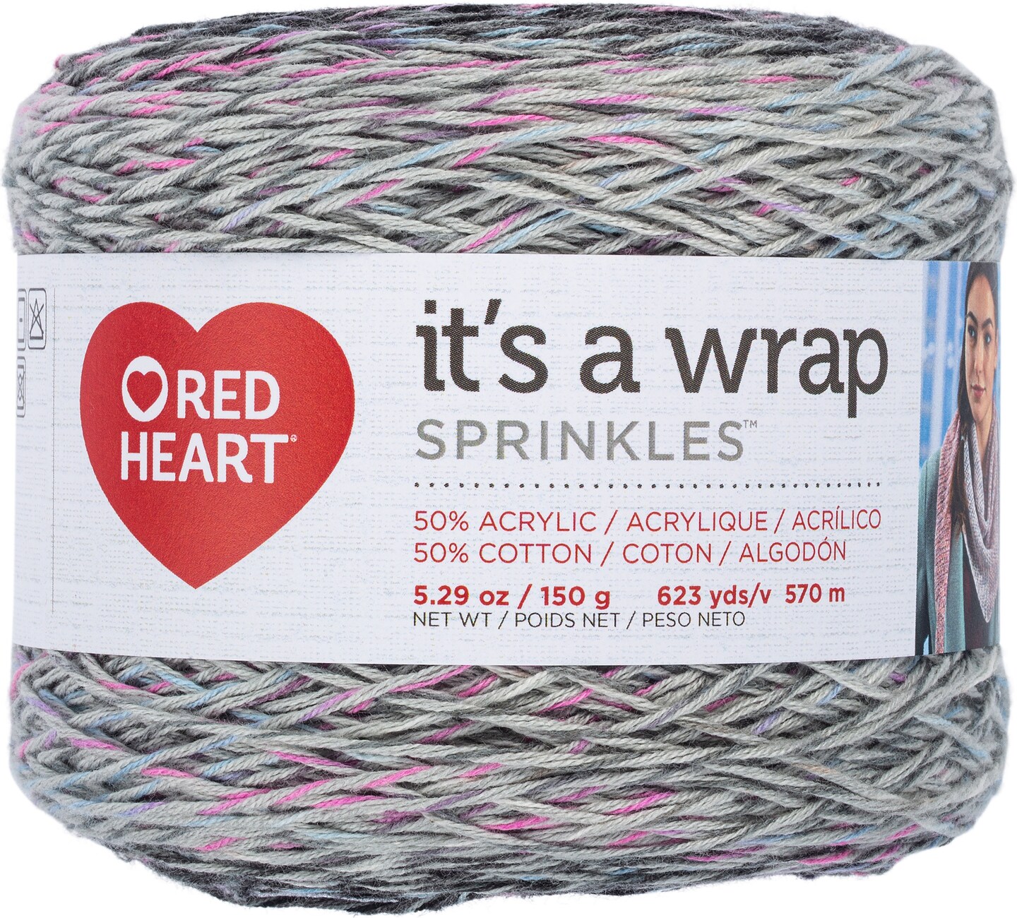 Red Heart It's A Wrap Sprinkles Yarn-Red Velvet | Michaels