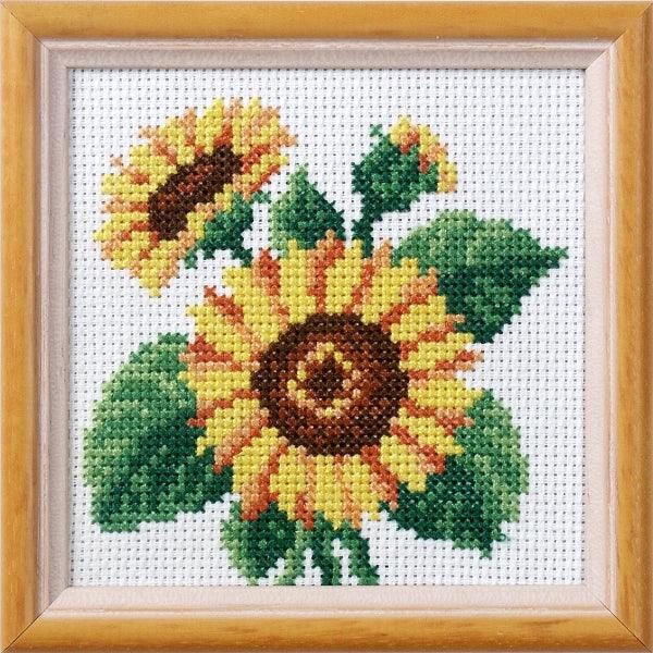 Stamped Cross stitch kit "Sunflowers" 7512 | Michaels