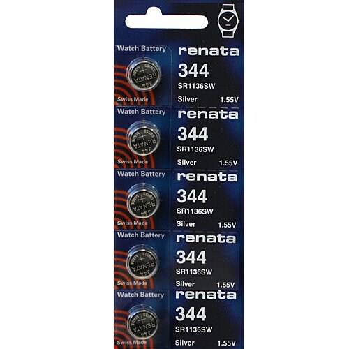 344 Watch battery - Strip of 5 Batteries | Michaels