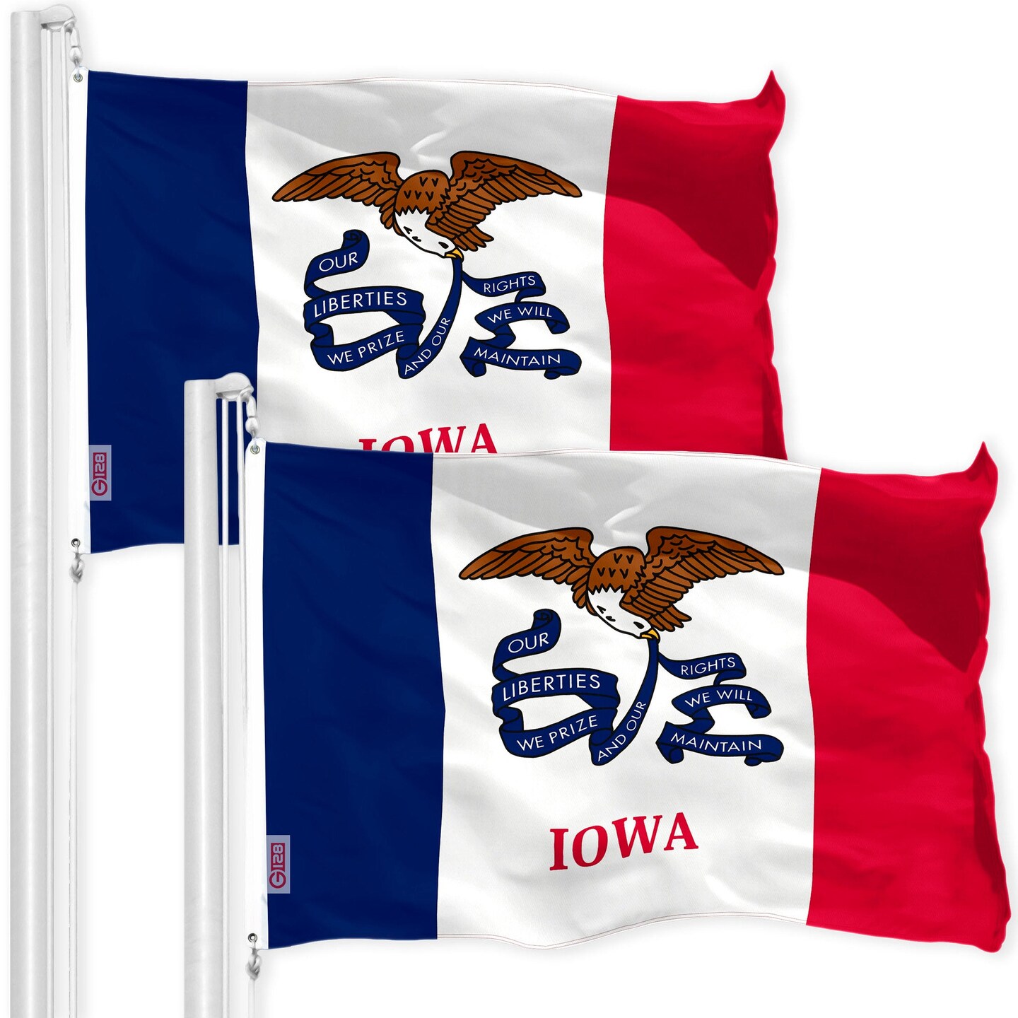 Iowa IA State Flag 3x5 Ft 2-Pack 150D Printed Polyester By G128 | Michaels