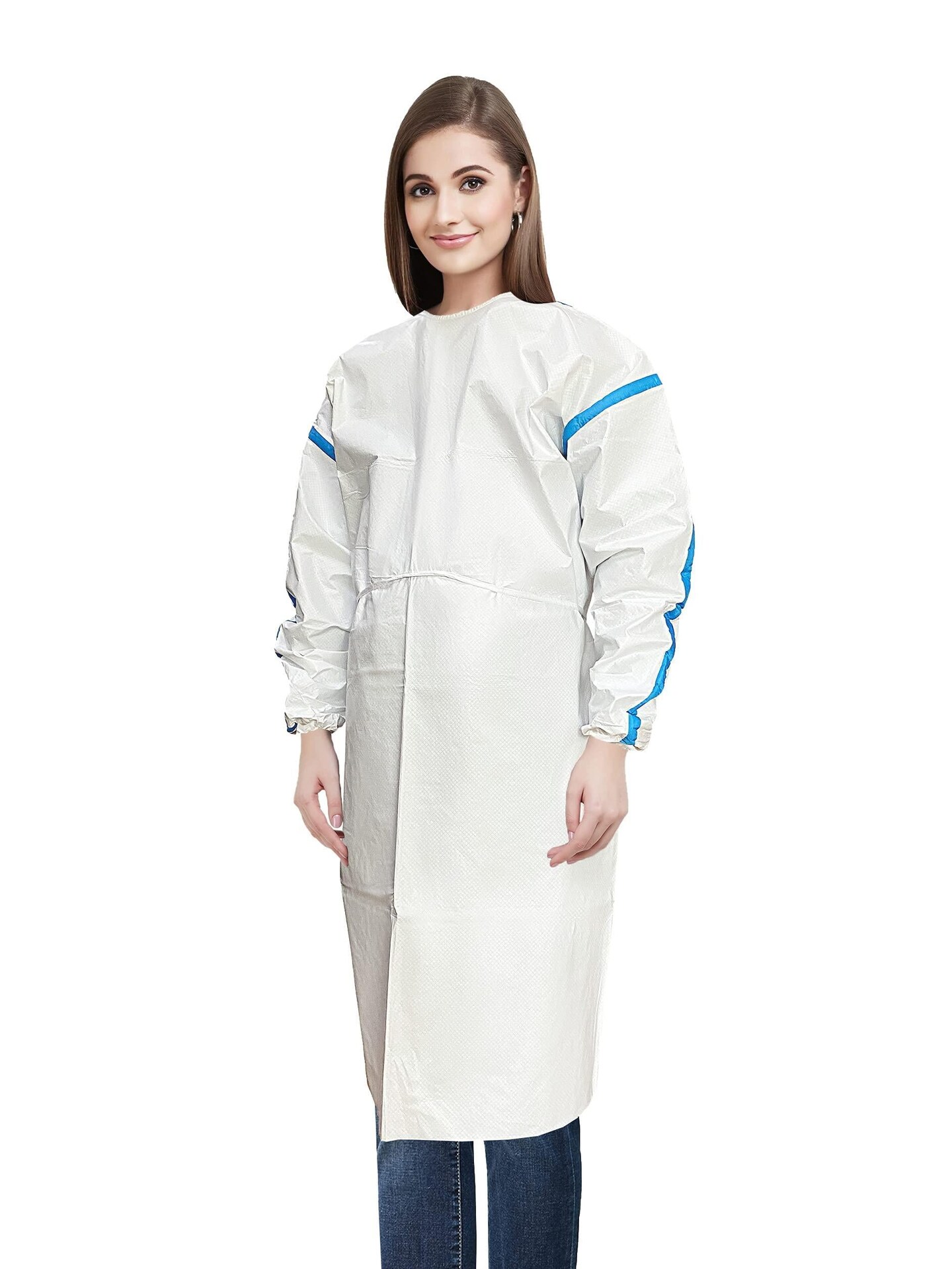 Hospital Disposable Gowns with Sleeves 3X Large Size Microporous PPE ...
