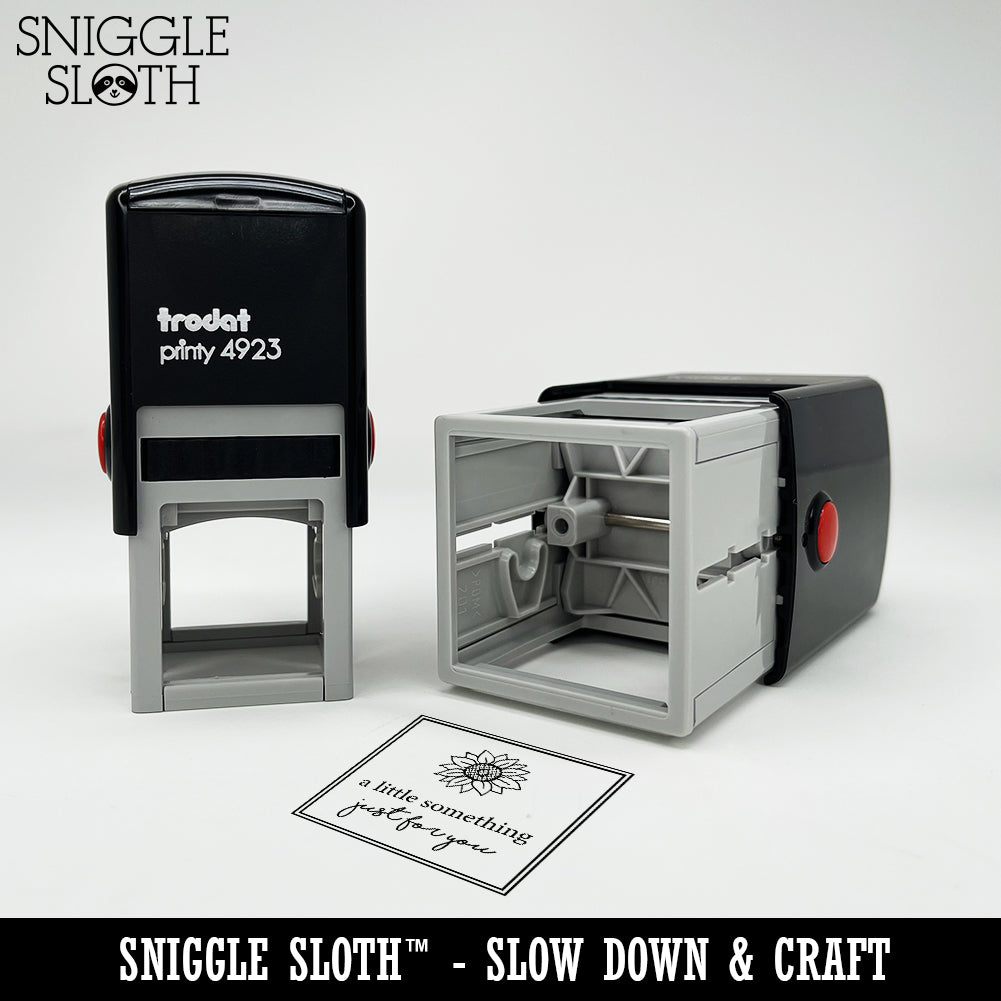 Hawaii Sunset Text with Palm Trees Self-Inking Rubber Stamp Ink Stamper ...