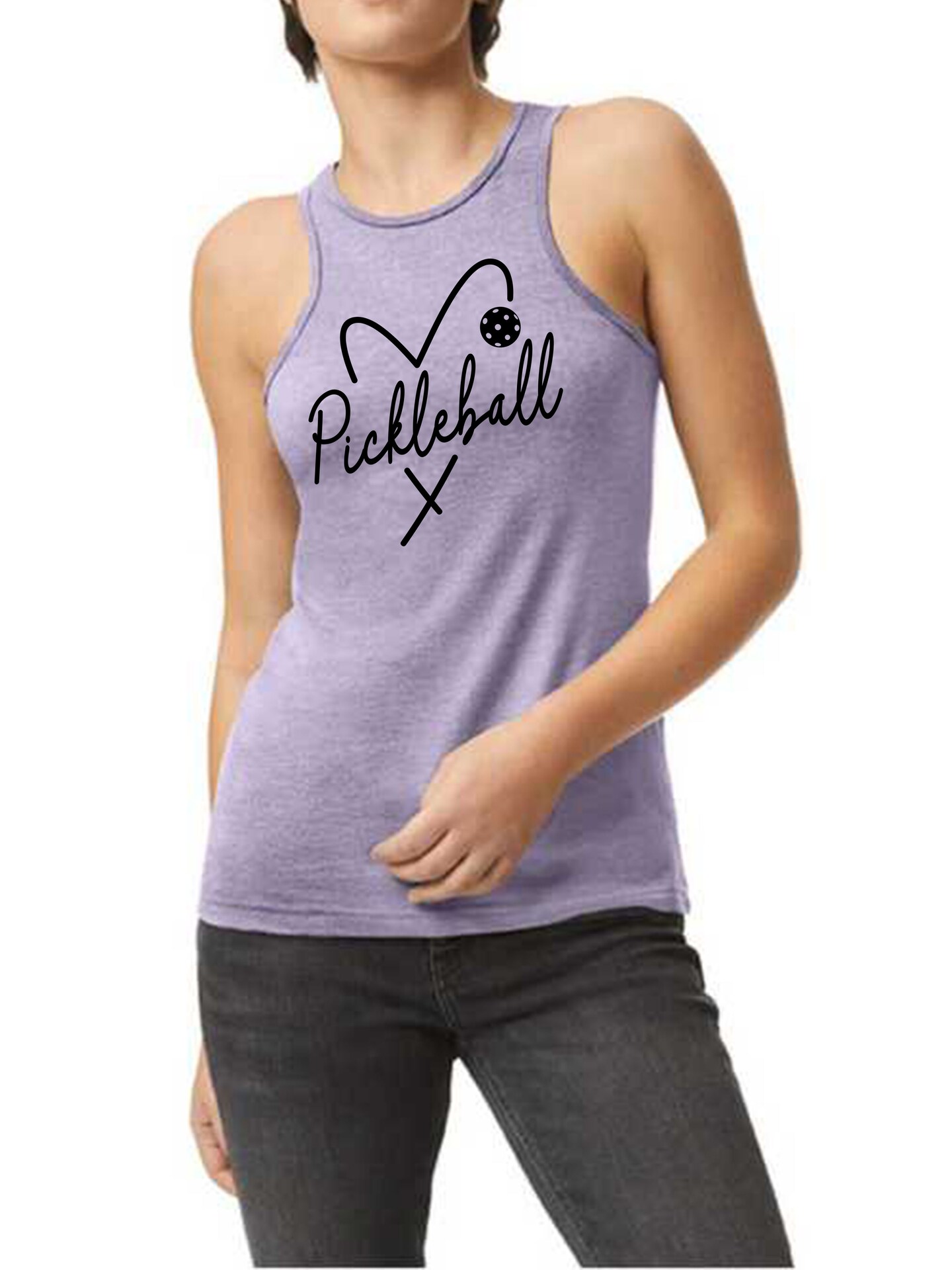 Pickleball Heart Tank Top, Pickleball Tank Top, Pickle Ball Shirt ...