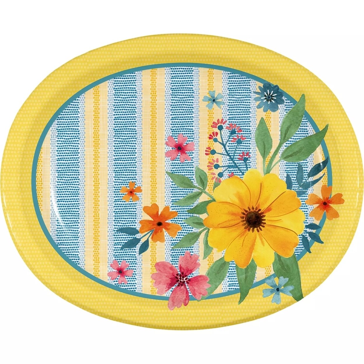 Member's Mark Members Mark Spring Buttercup Blossom Oval Platters (12 ...