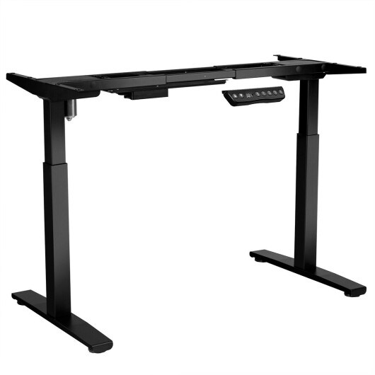 Electric Standing Computer Desk Frame with Adjustable Height and 4 ...