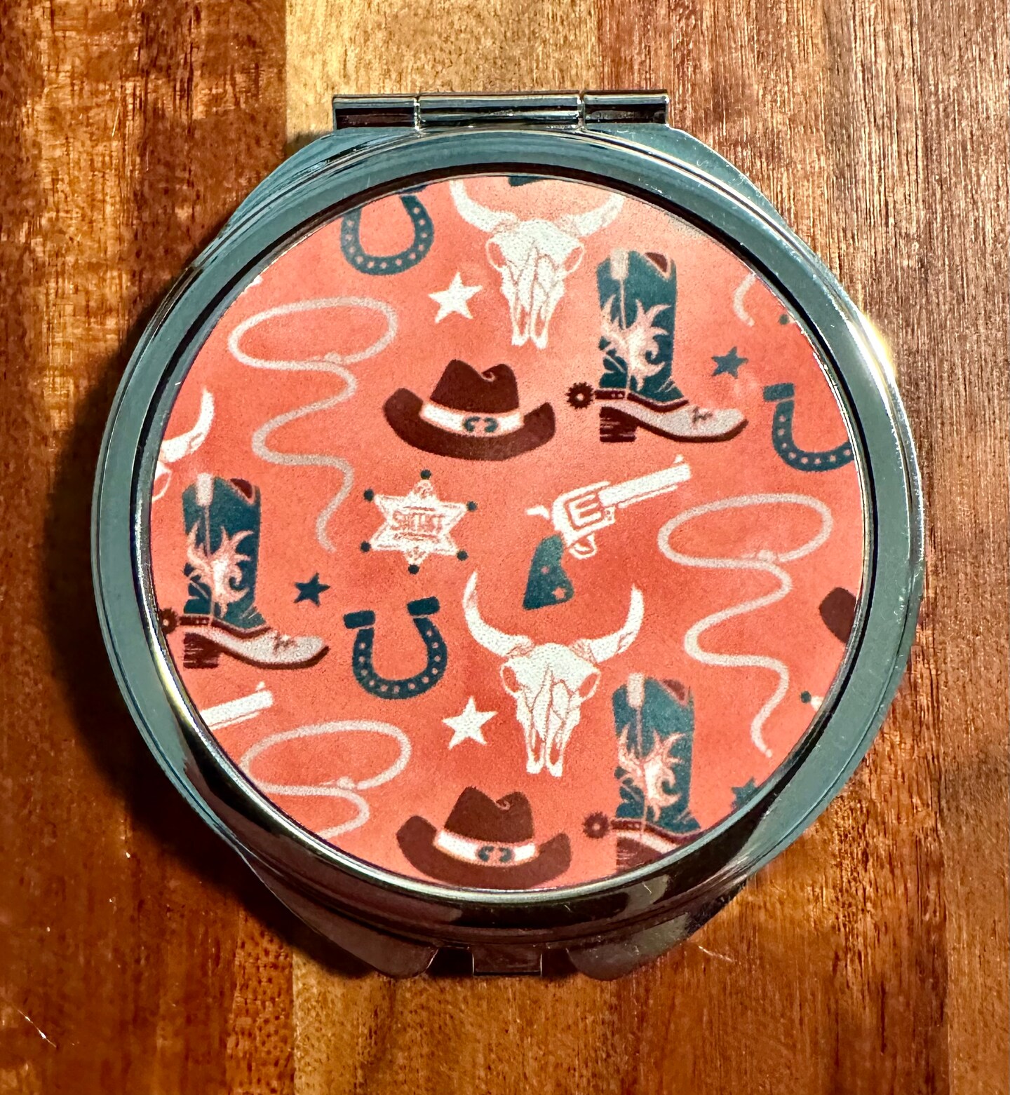 Cowgirl Compact Mirror | MakerPlace by Michaels