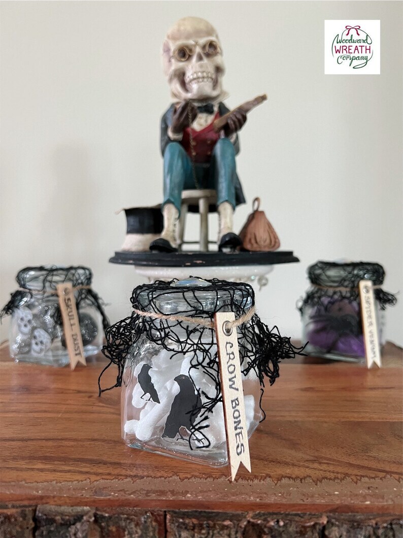 Mini Potion Jars, Potion Bottles, Tiered Tray Mad Scientist, Tiered ...