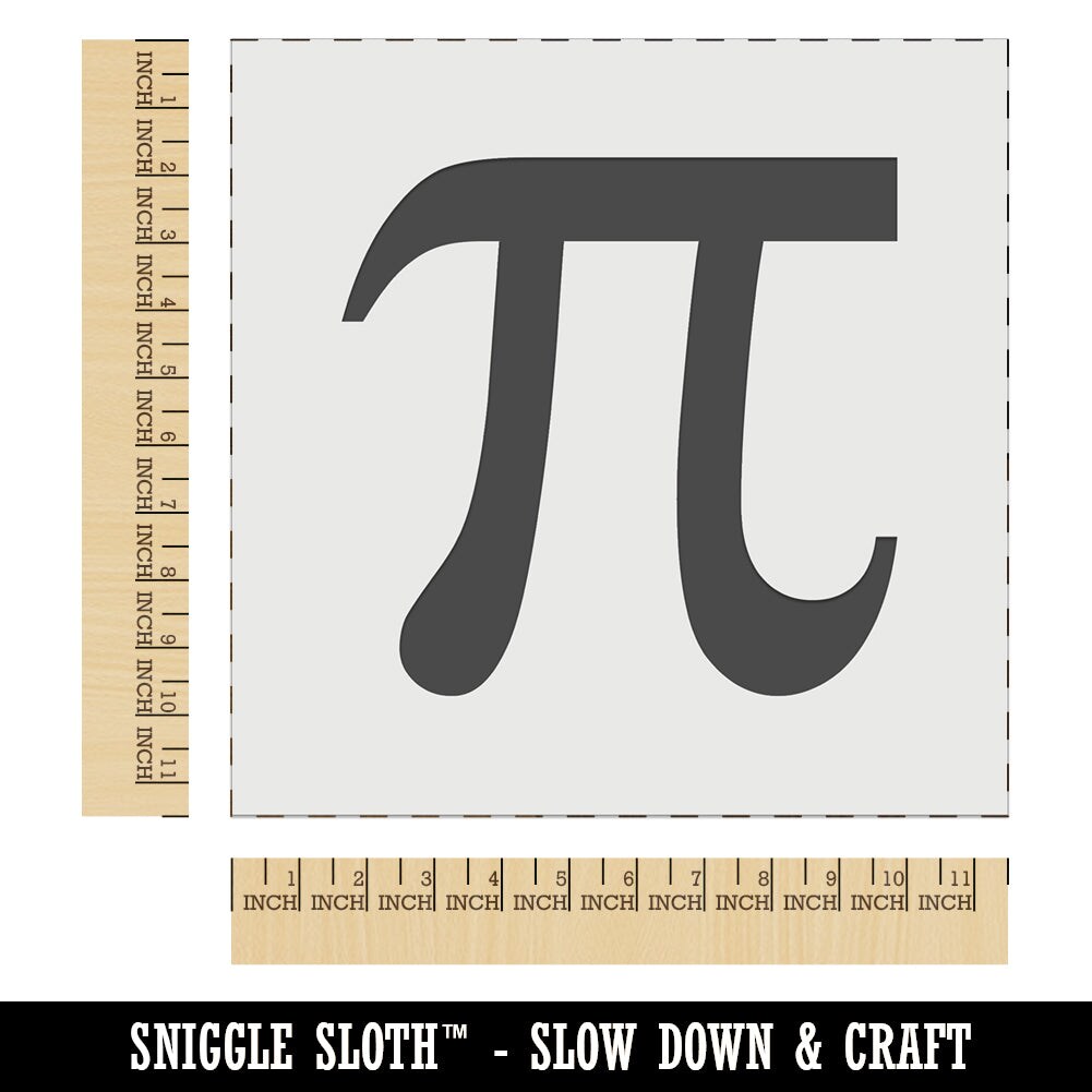 Pi Symbol Wall Cookie DIY Craft Reusable Stencil | Michaels