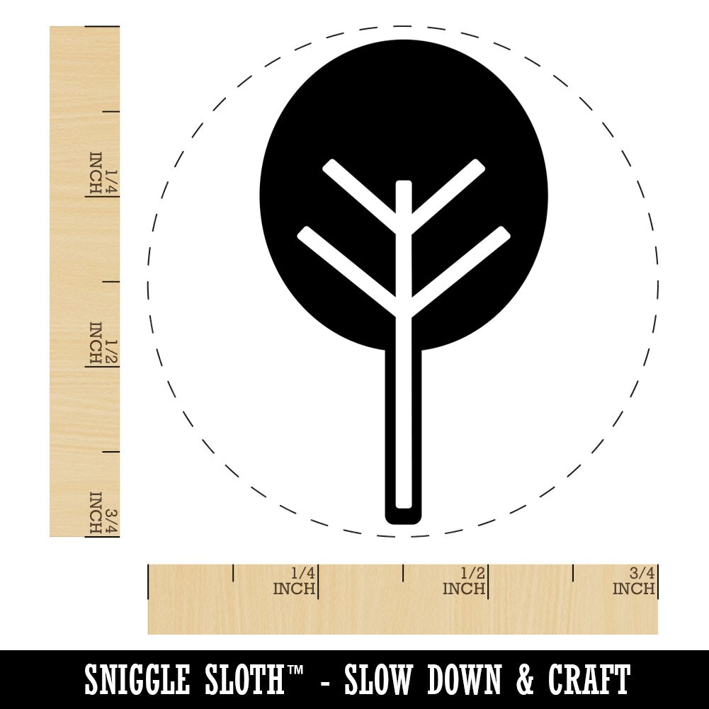 Cute Tree Self-Inking Rubber Stamp for Stamping Crafting Planners ...