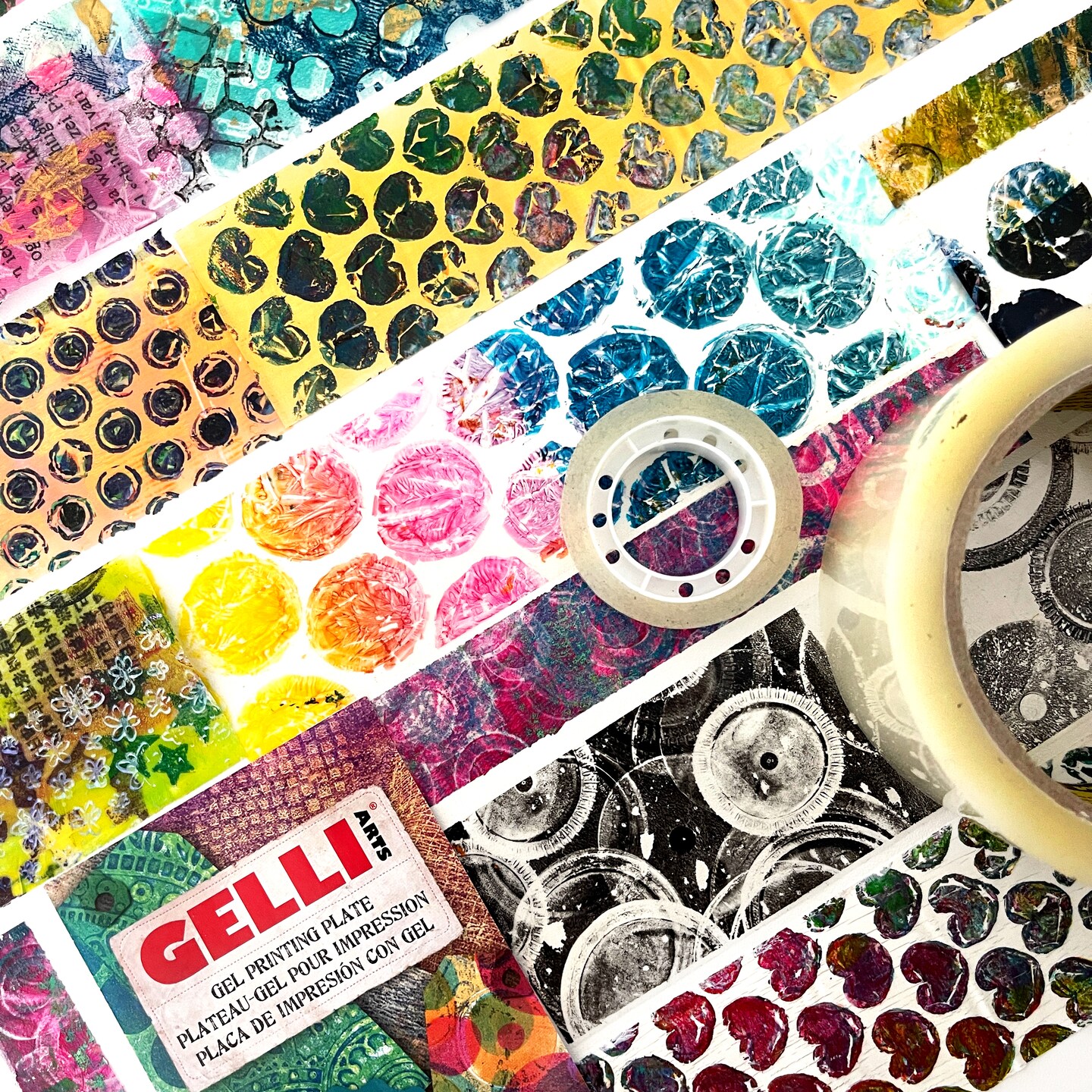 Clear Tape Transfers with Gelli Arts® | Classes | Michaels