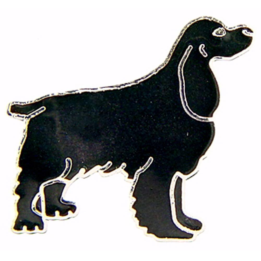English Cocker Spaniel Pin Gray 1" | Michaels
