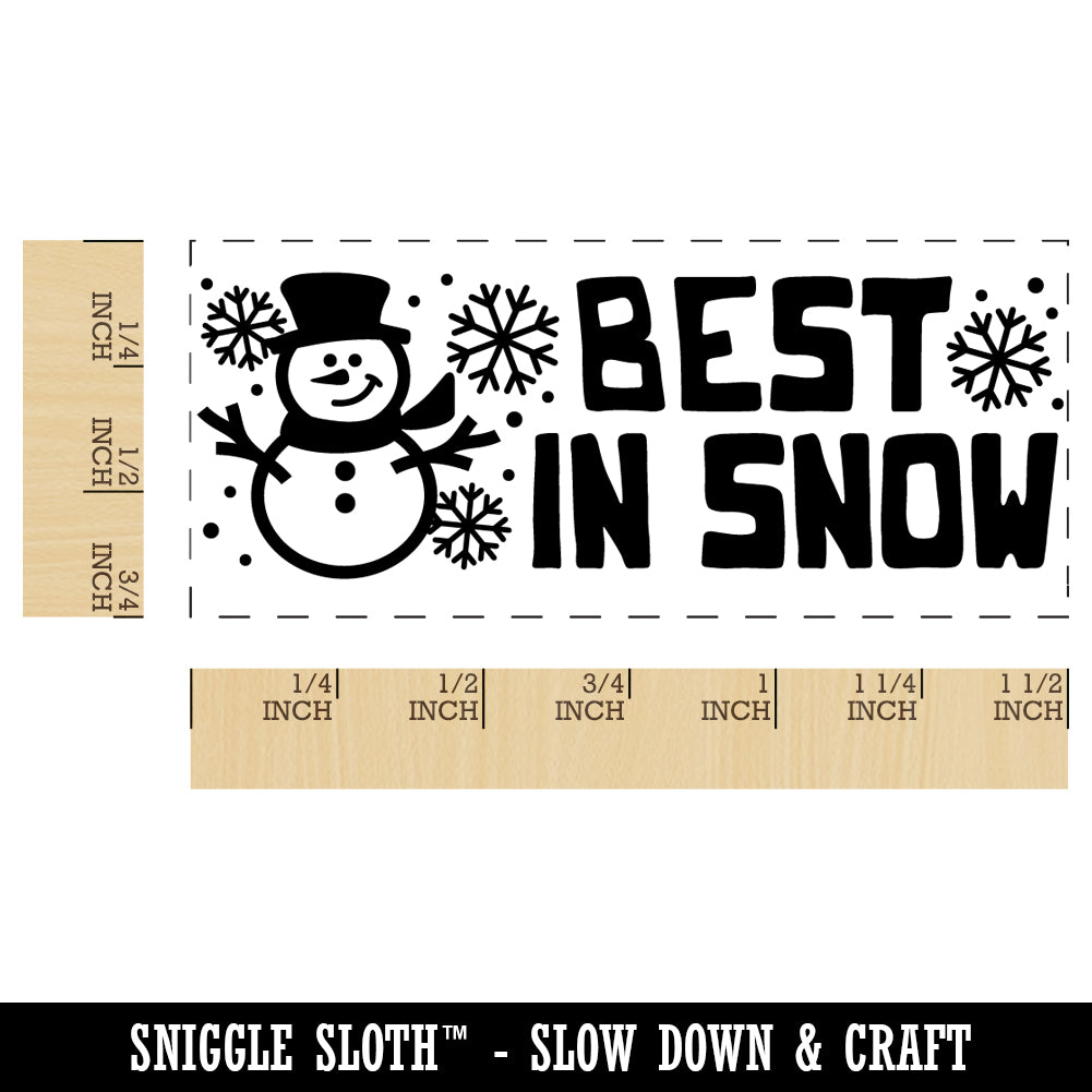 Best in Snow Teacher Student School Self-Inking Rubber Stamp Ink ...