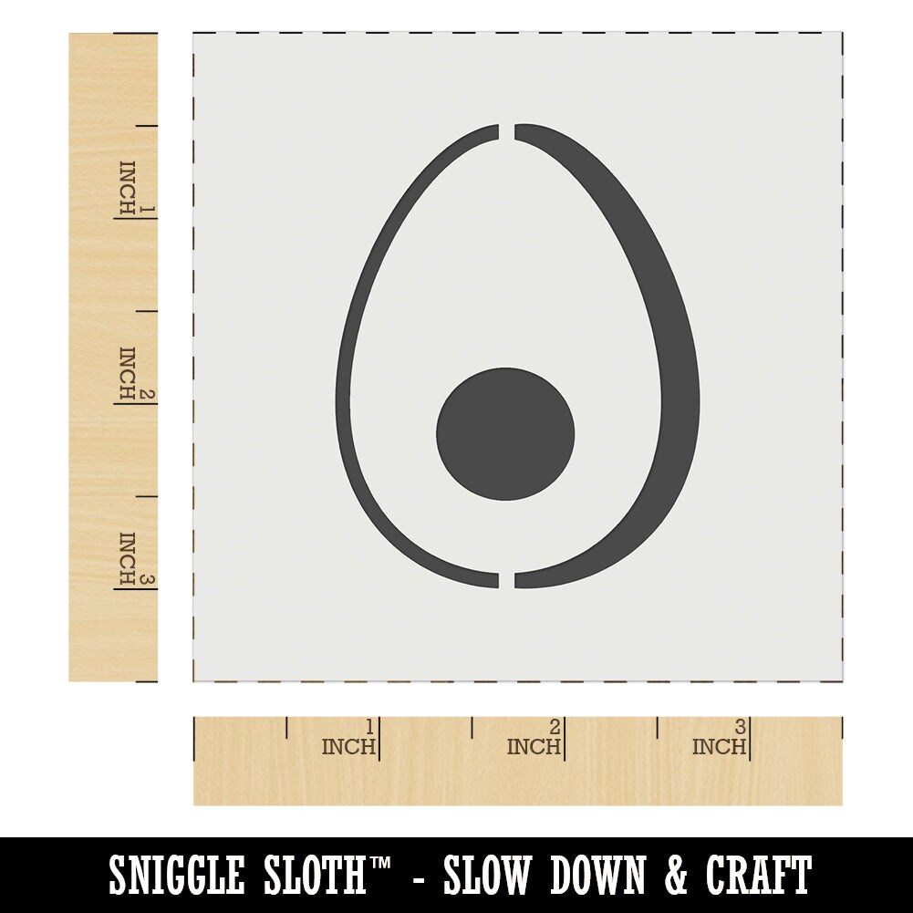 Avocado Symbol Wall Cookie DIY Craft Reusable Stencil | Michaels