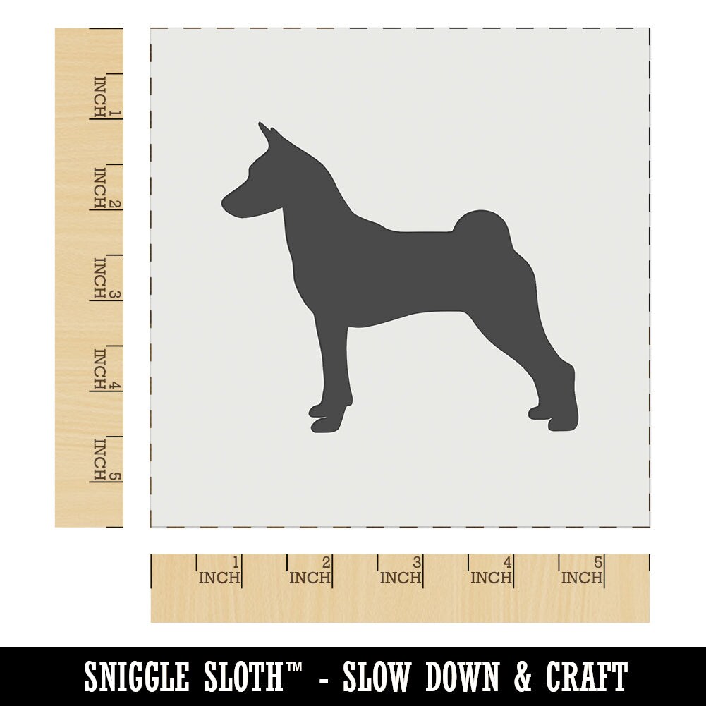 Basenji Dog Solid Wall Cookie DIY Craft Reusable Stencil | Michaels