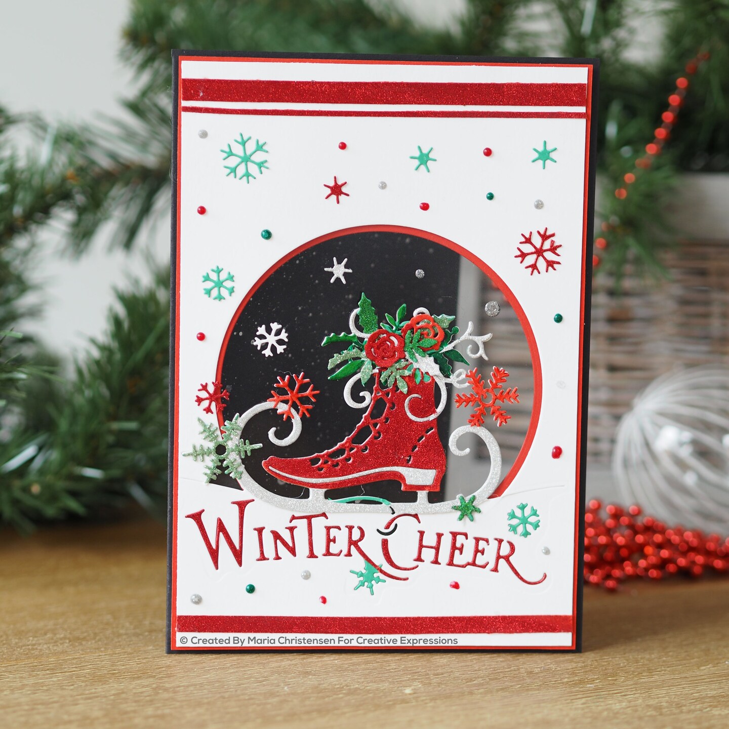 Creative Expressions Paper Cuts Edger Winter Cheer Craft Die | Michaels