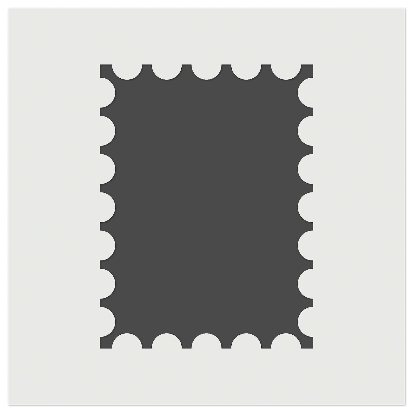 Postage Stamp Border Wall Cookie DIY Craft Reusable Stencil | Michaels