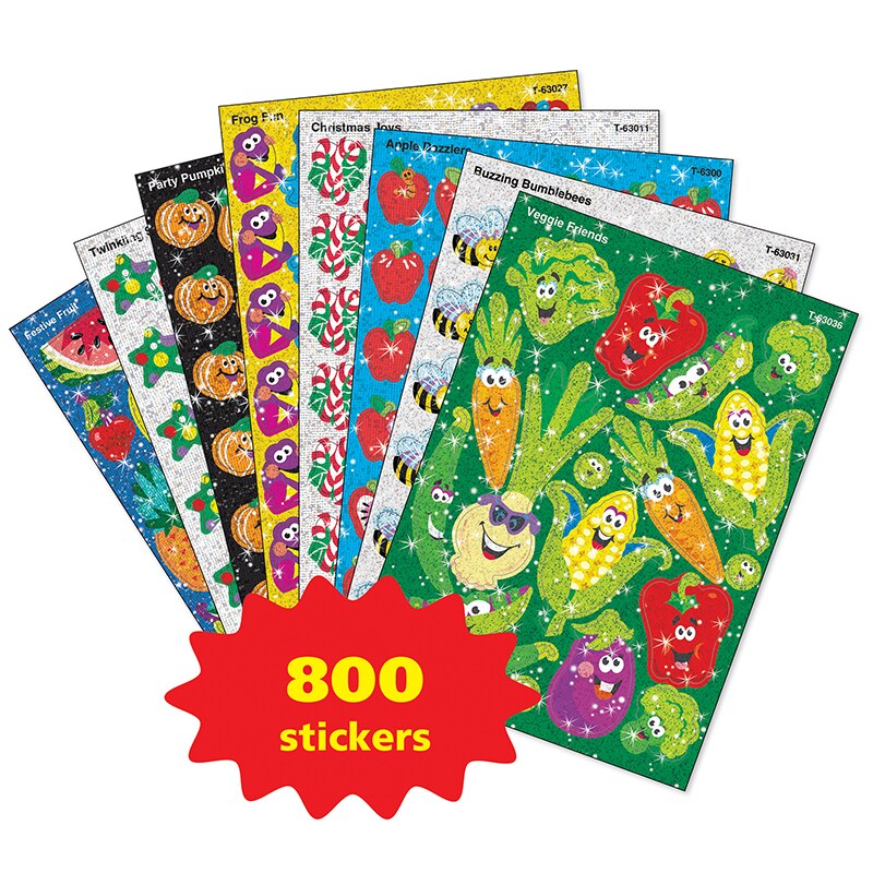 Sparkle Stickers® Assortment Pack, 800 Stickers | Michaels