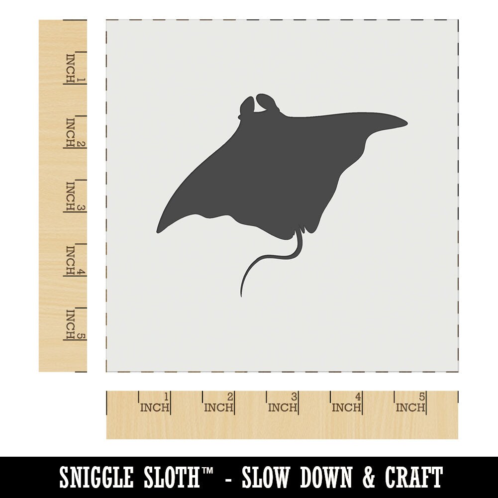 Manta Ray Solid Wall Cookie DIY Craft Reusable Stencil | Michaels
