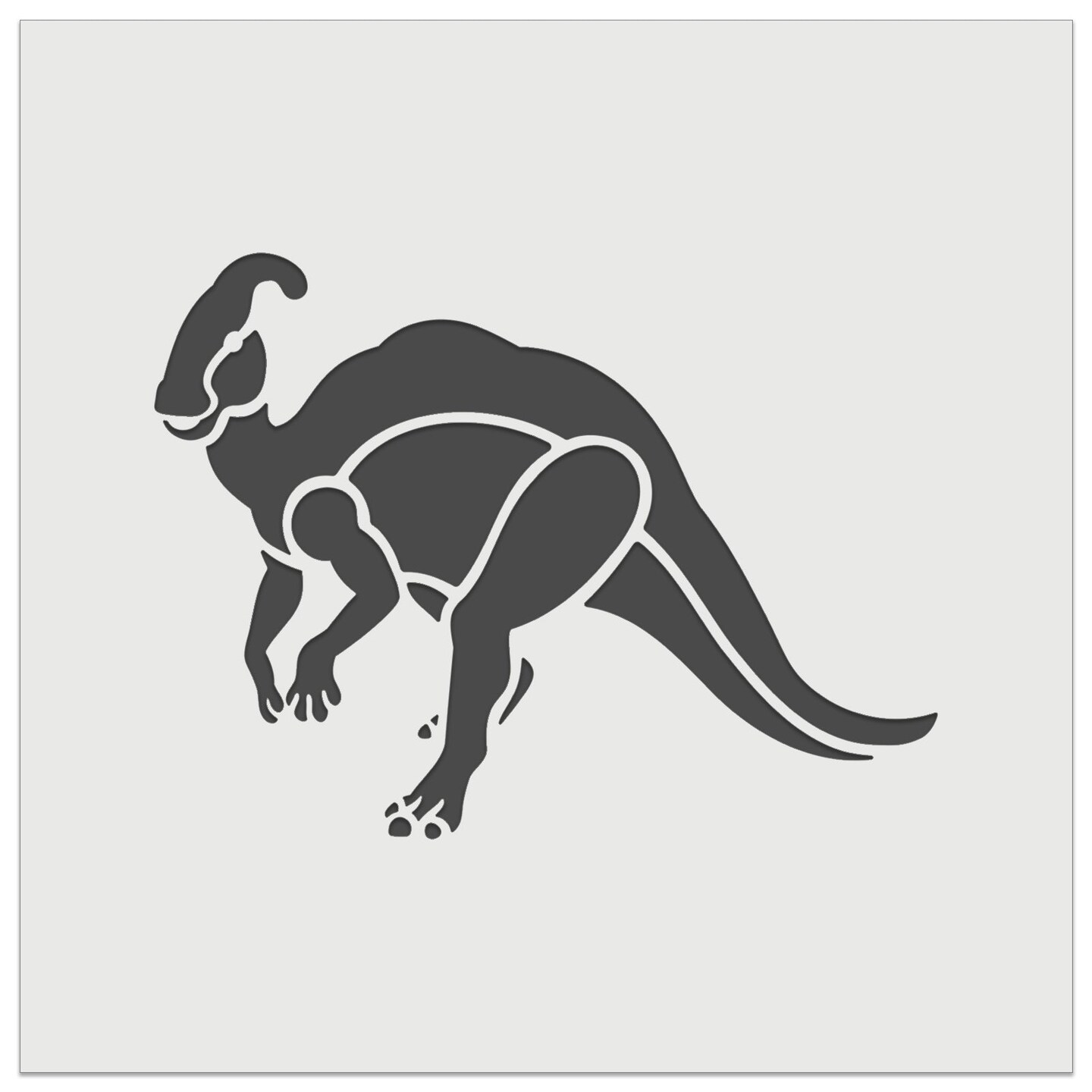 Parasaurolophus Dinosaur Wall Cookie DIY Craft Reusable Stencil | Michaels