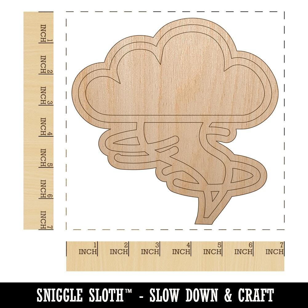 Danger Hurricane Tornado Weather Day Planner Unfinished Wood Shape ...