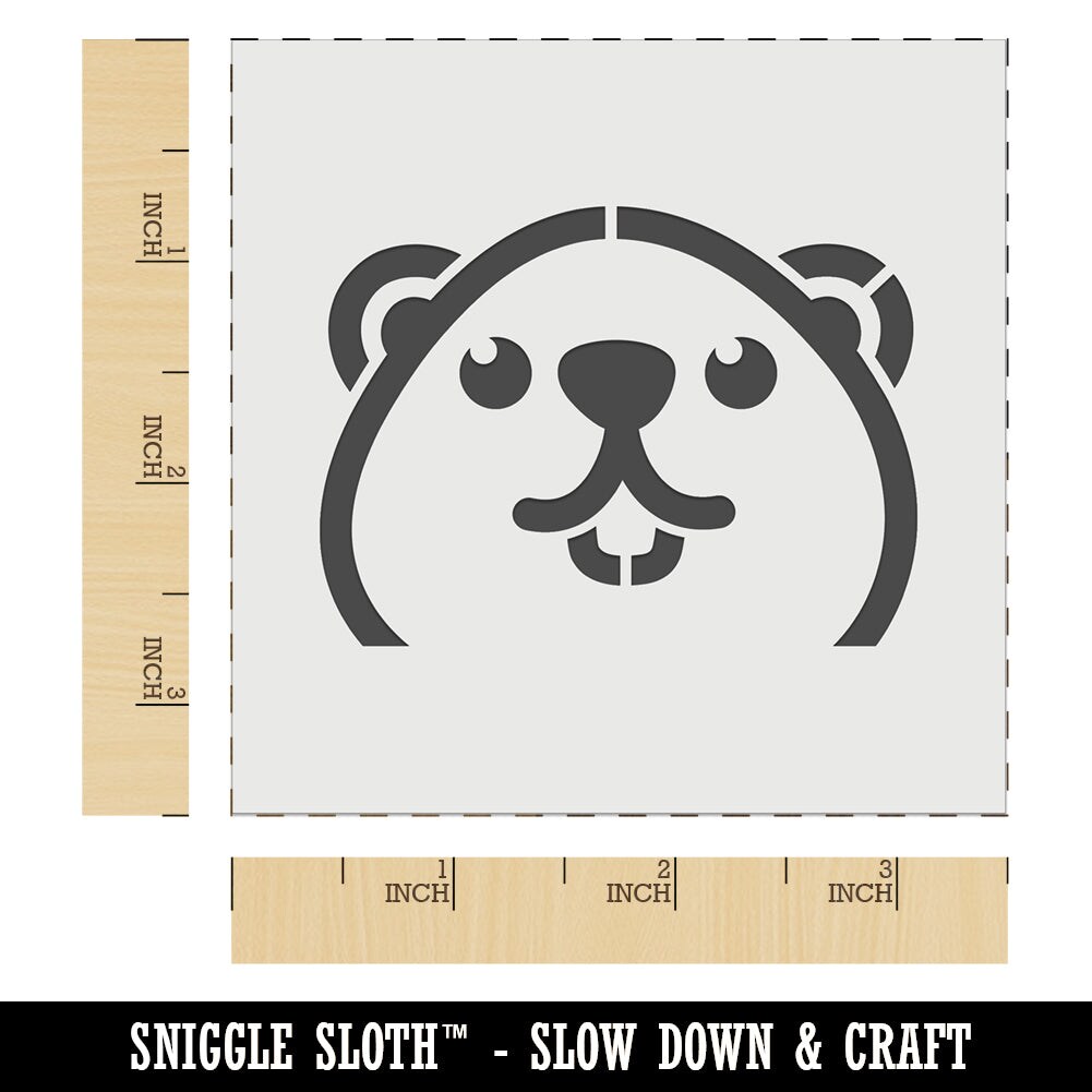 Peeking Beaver Wall Cookie DIY Craft Reusable Stencil | Michaels