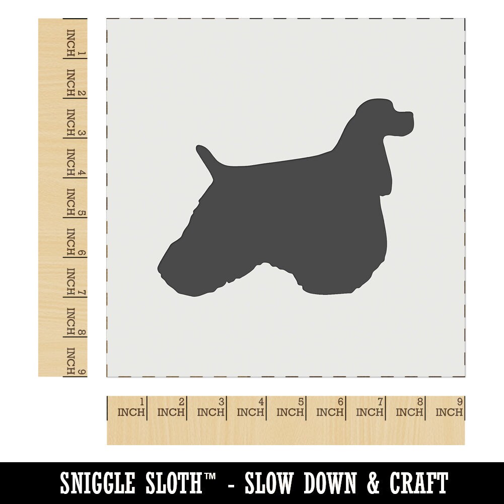 American Cocker Spaniel Dog Solid Wall Cookie DIY Craft Reusable ...