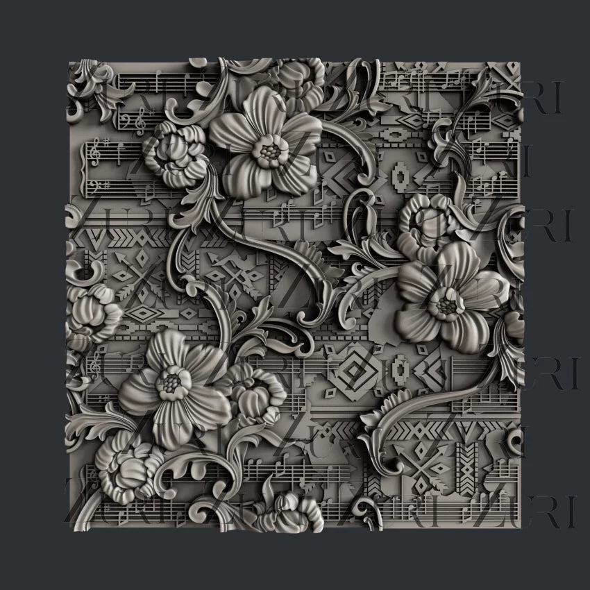 Zuri Designs Inc Zuri Designs Floral Plate | Michaels