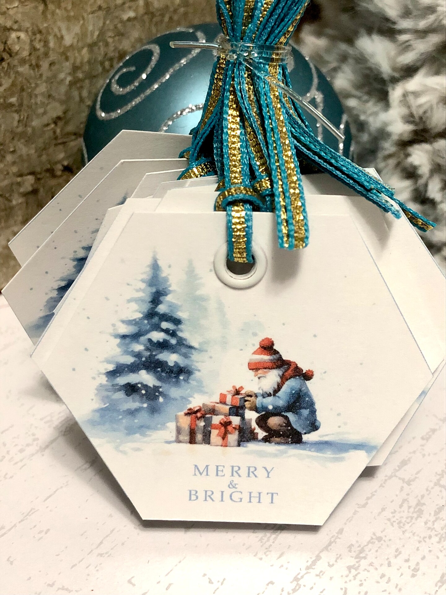 Santa Christmas Gift Tags | MakerPlace by Michaels