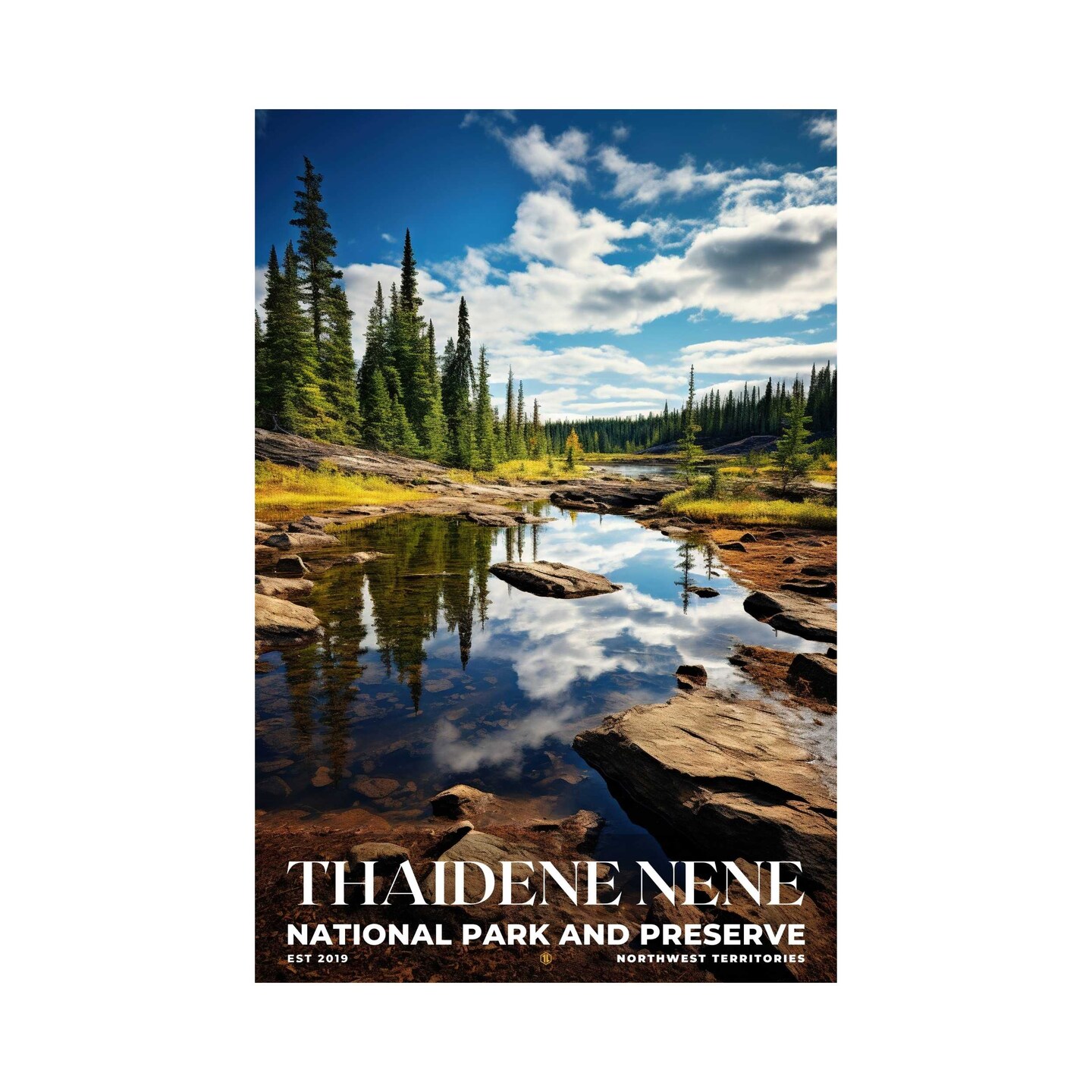 Thaidene Nene National Park Reserve Poster, Travel Print, Office Poster ...