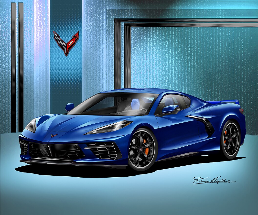 C8 Chevrolet Corvette Stingray Art Prints by Danny Whitfield | ELKHART ...