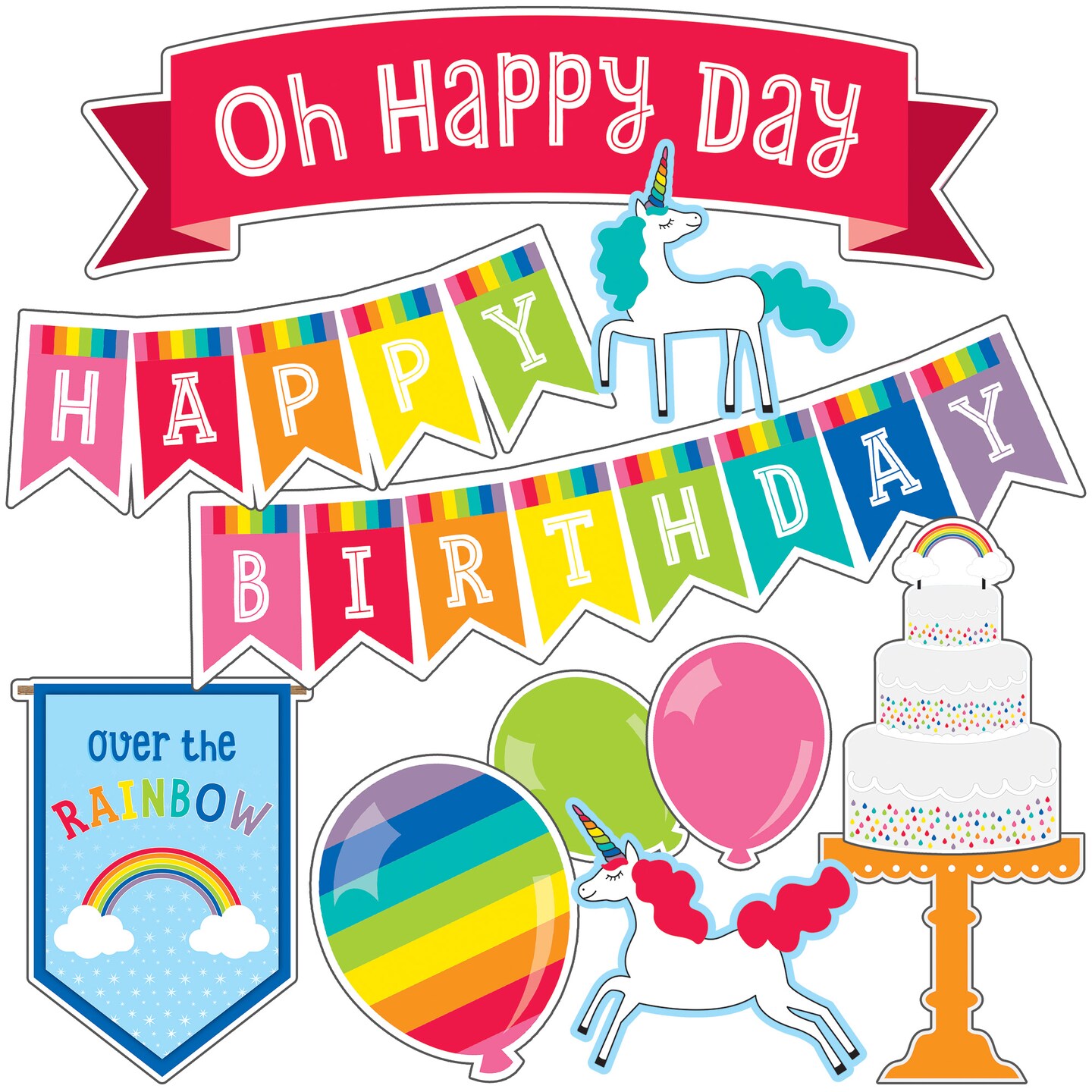 Schoolgirl Style - Hello Sunshine | Birthday Mini Bulletin Board Set ...