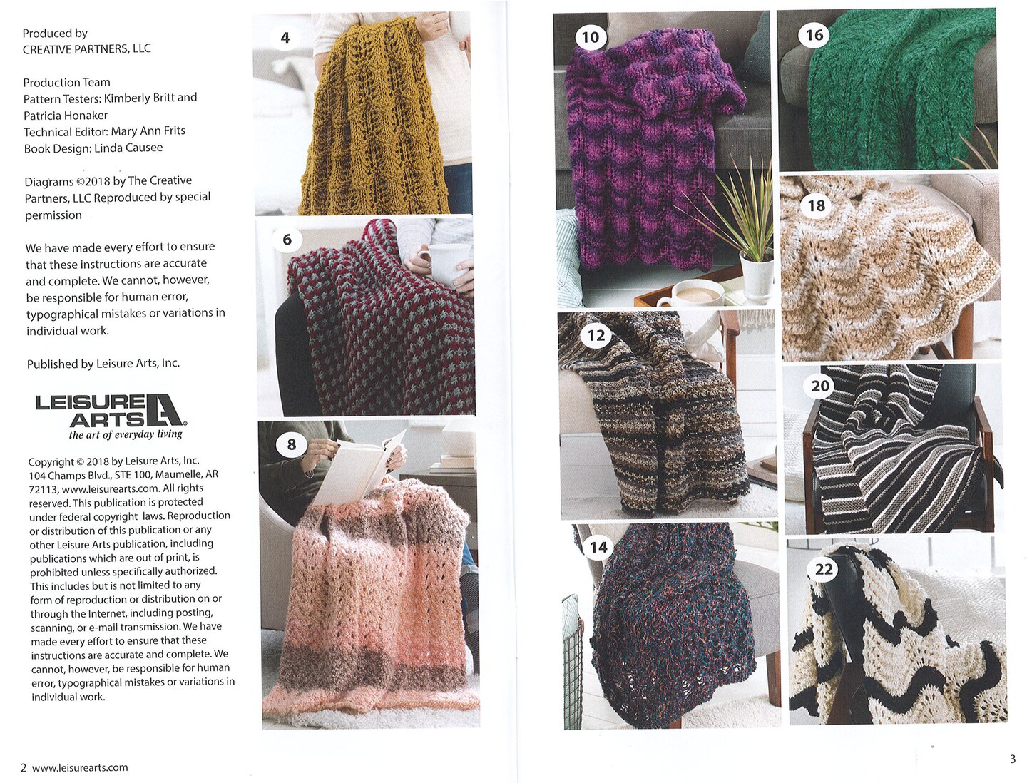Leisure Arts Make Weekend Comfy Knit Throws Knitting Book | Michaels