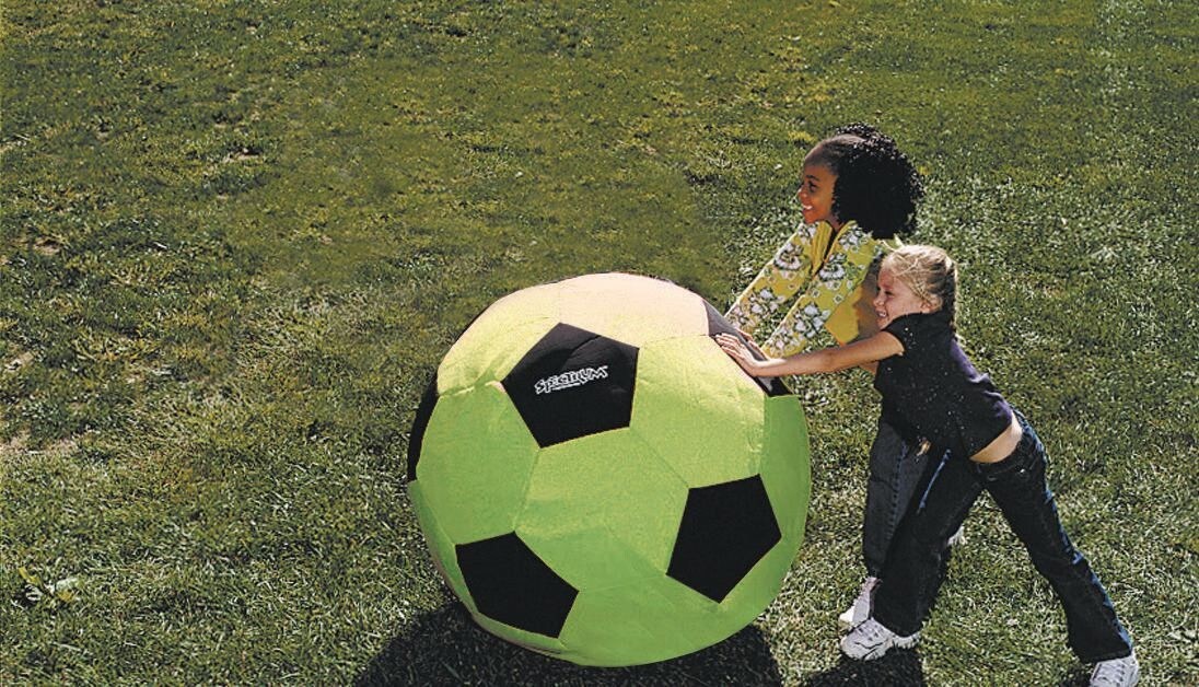 Spectrum™ Giant Neon Soccer Ball, 36", Green | Michaels