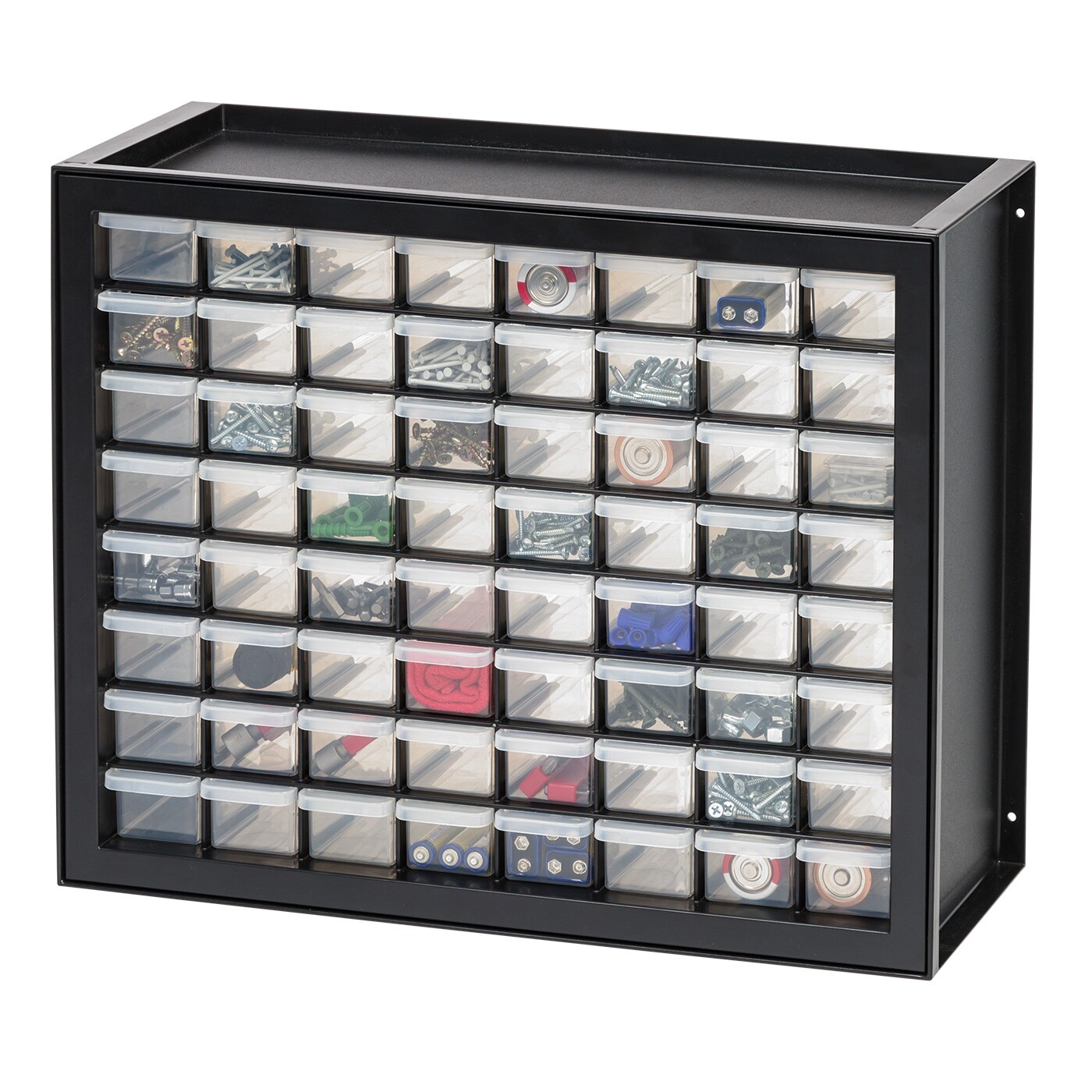 IRIS USA Stackable Storage Cabinet for Hardware Crafts, Small Parts ...