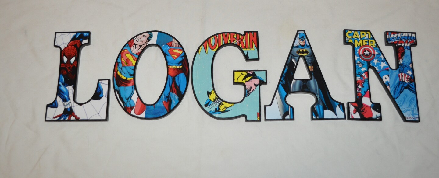 Batman Inspired Wooden Lasered 9" letters | MakerPlace by Michaels