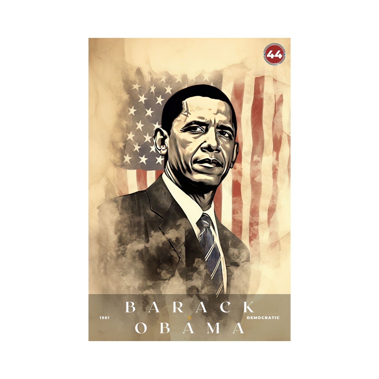 Barack Obama Poster, US President Print, Office Poster, Home Decor | S3 ...