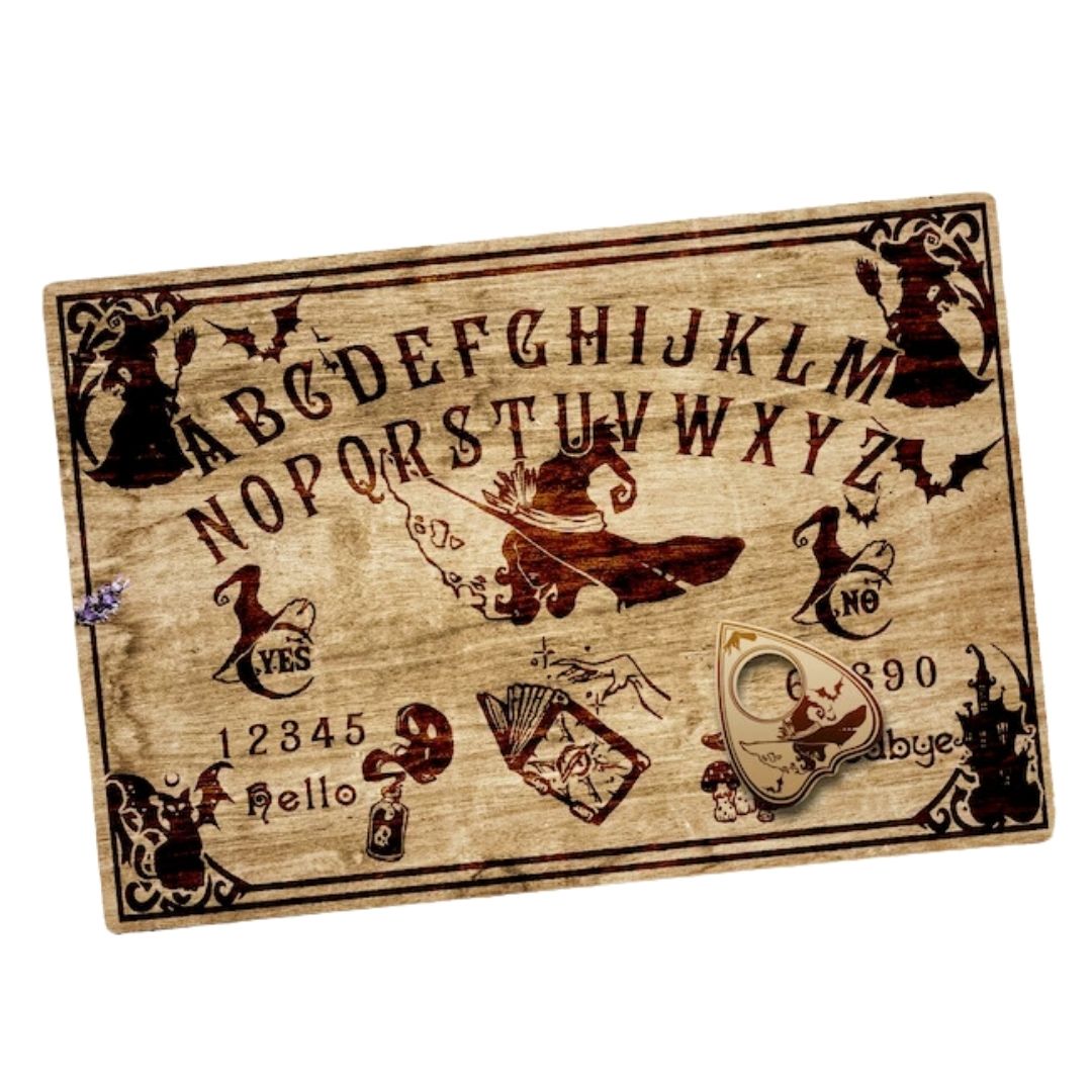 Wood The Witch Spirit Board Custom Design Laser Engraved Spirit Board ...