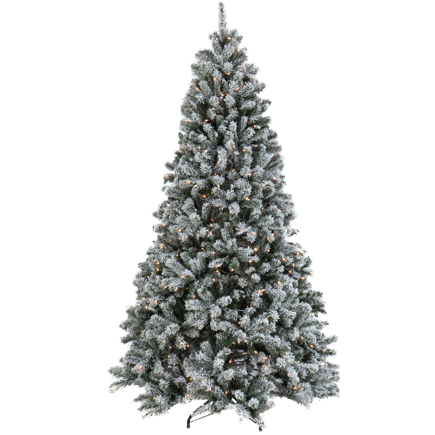 6.5 ft. Snowy North Valley® Spruce Tree with Clear Lights | Michaels