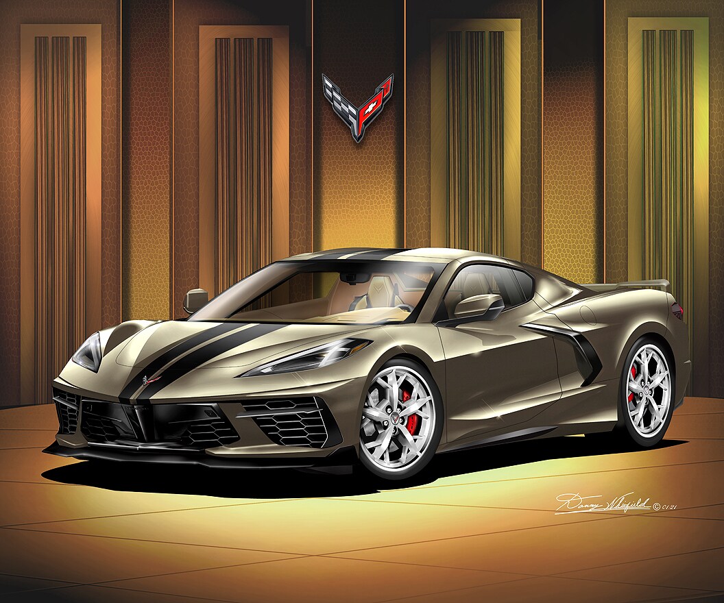 C8 Chevrolet Corvette Stingray Art Prints by Danny Whitfield | ZEUS ...