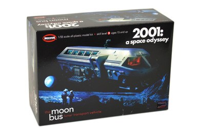 Moebius Models 1/55 Moebius 2001 Moon Bus Plastic Model Kit Plastic ...