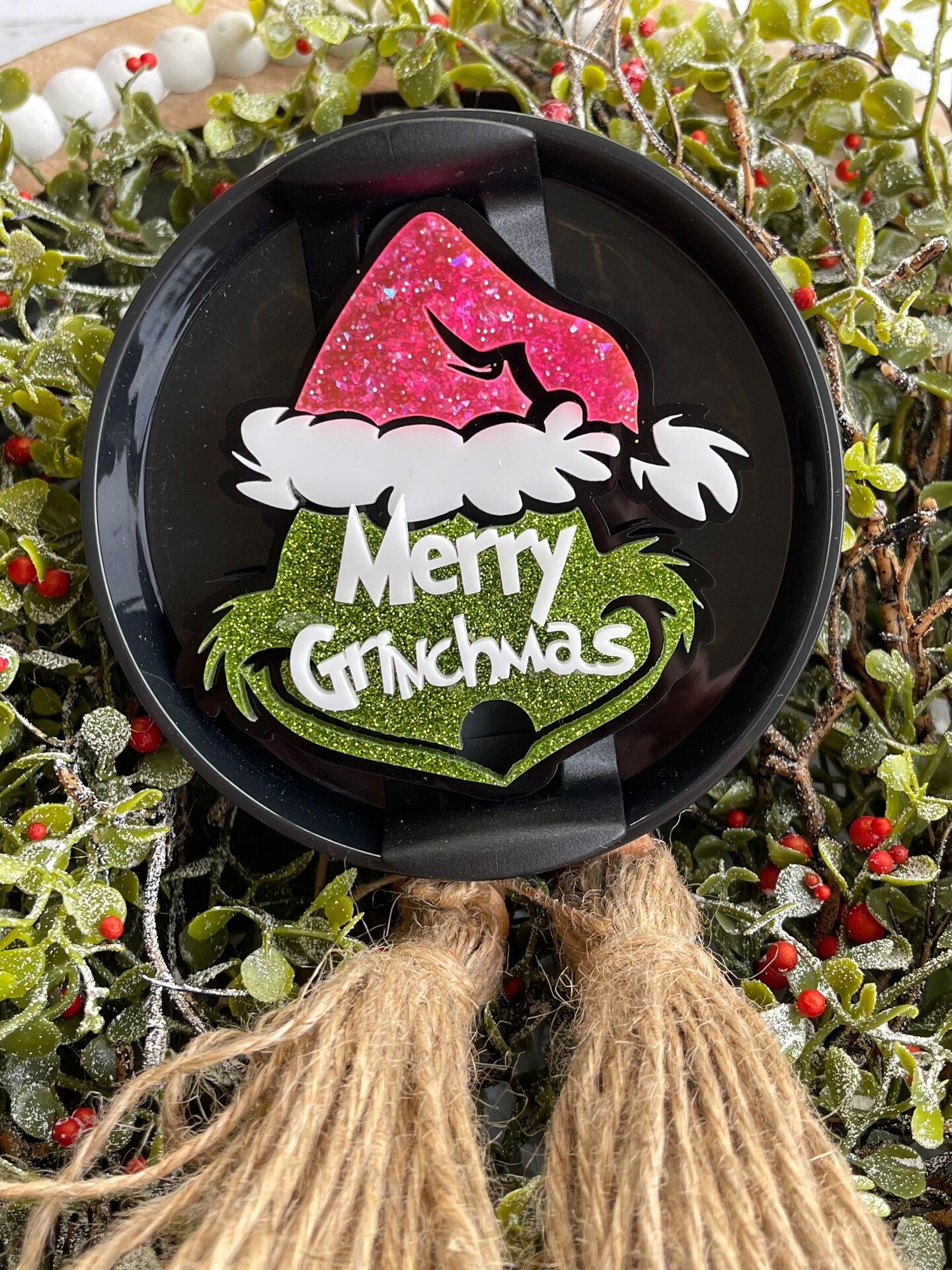 40 oz Grinch toppers for Stanley and dupes | MakerPlace by Michaels