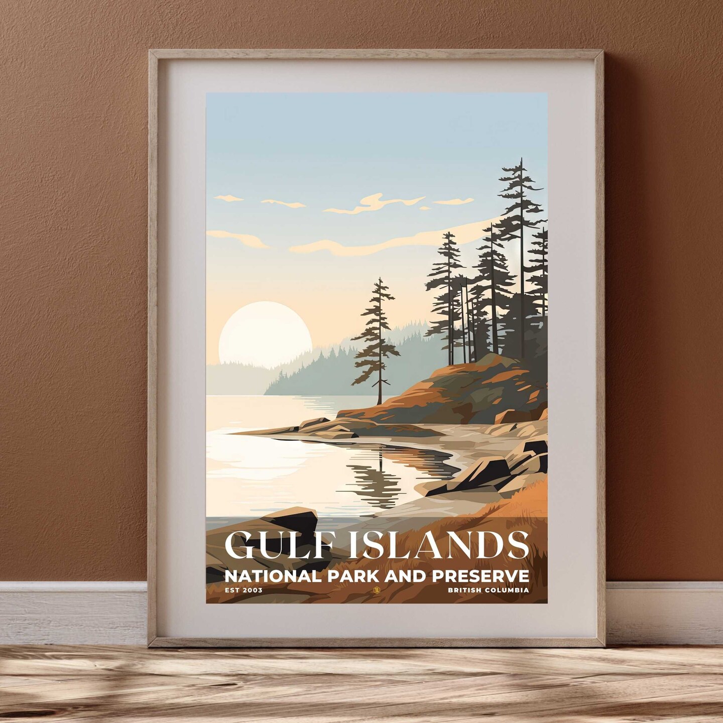 Gulf Islands National Park Reserve Poster, Travel Print, Office Poster ...